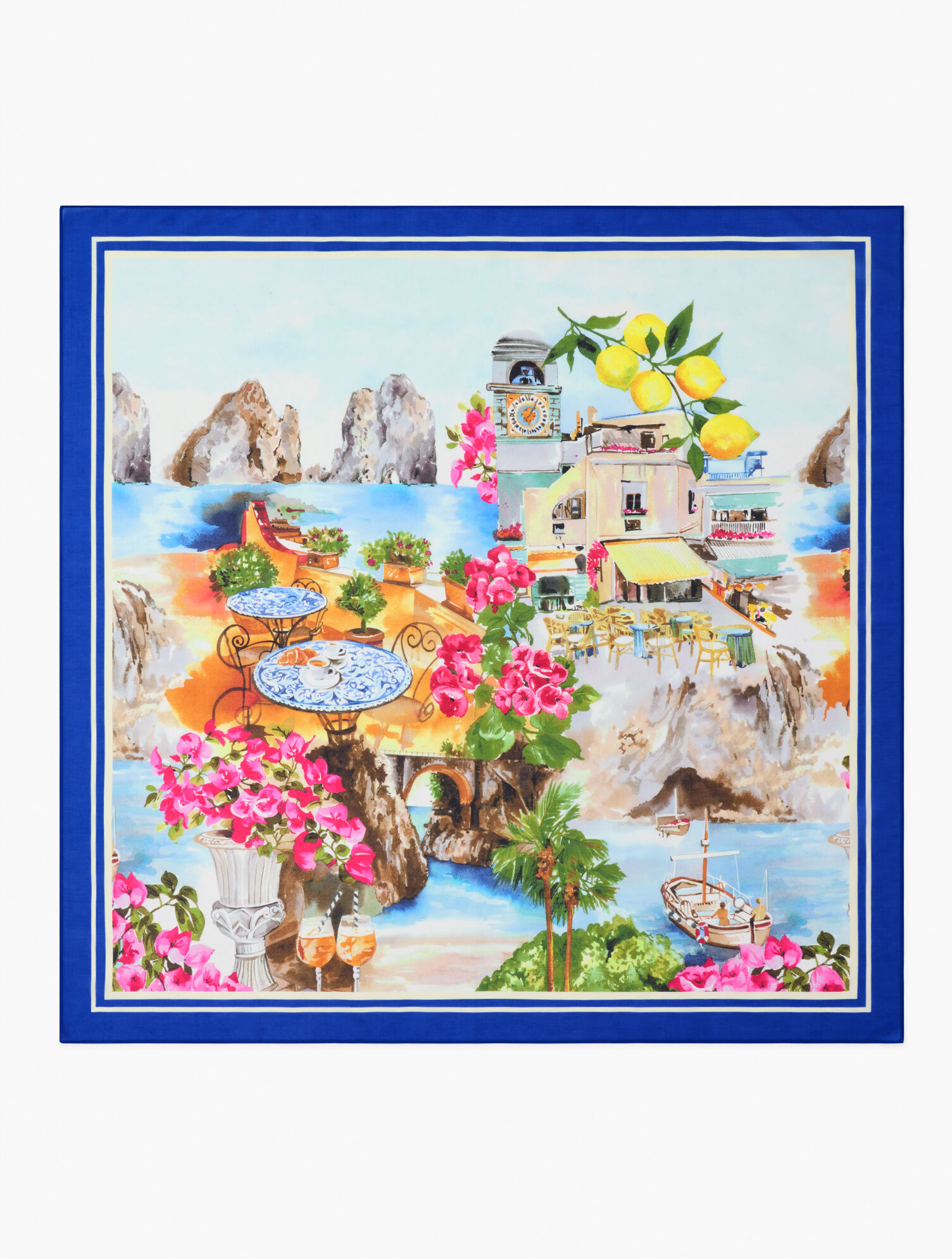 Coastal Scenic Square Scarf | Talbots