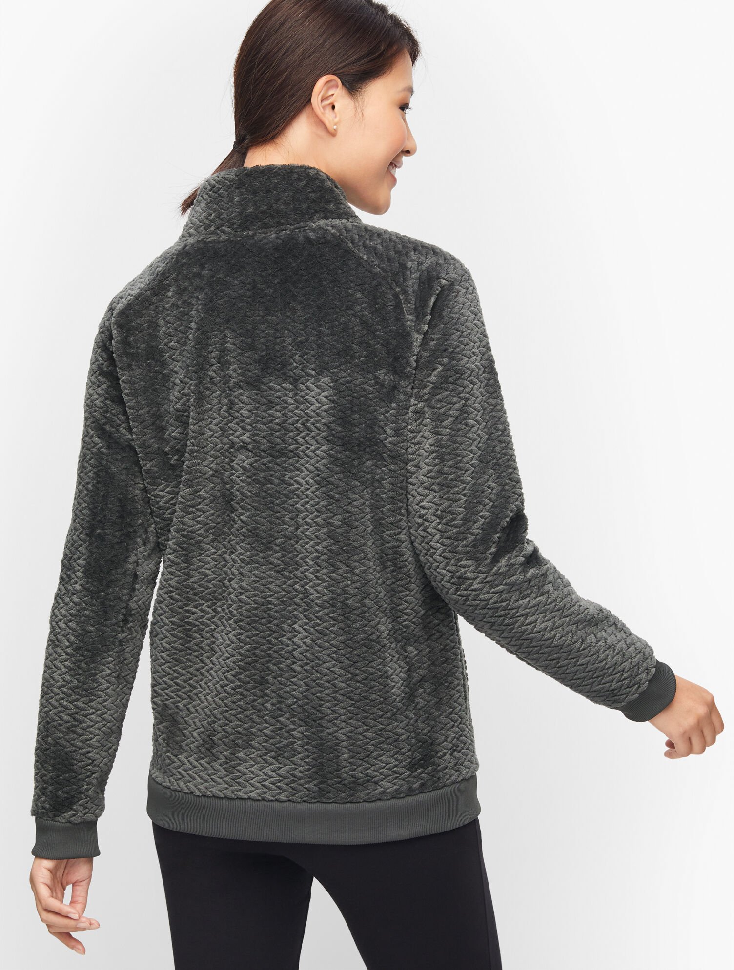 Patterned Sherpa Jacket | Talbots