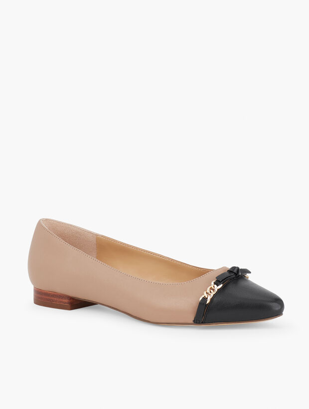 Edison Embellished Nappa Flats | Talbots