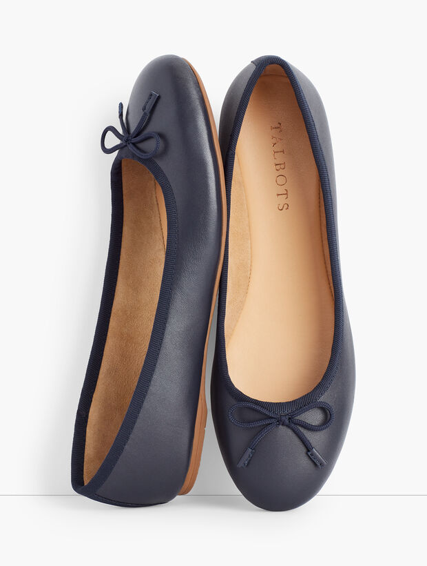 Penelope Ballet Flats - Nappa Leather | Talbots