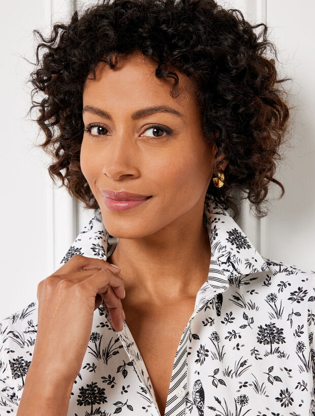 Non-Iron Perfect Shirt - Birds & Bunnies | Talbots