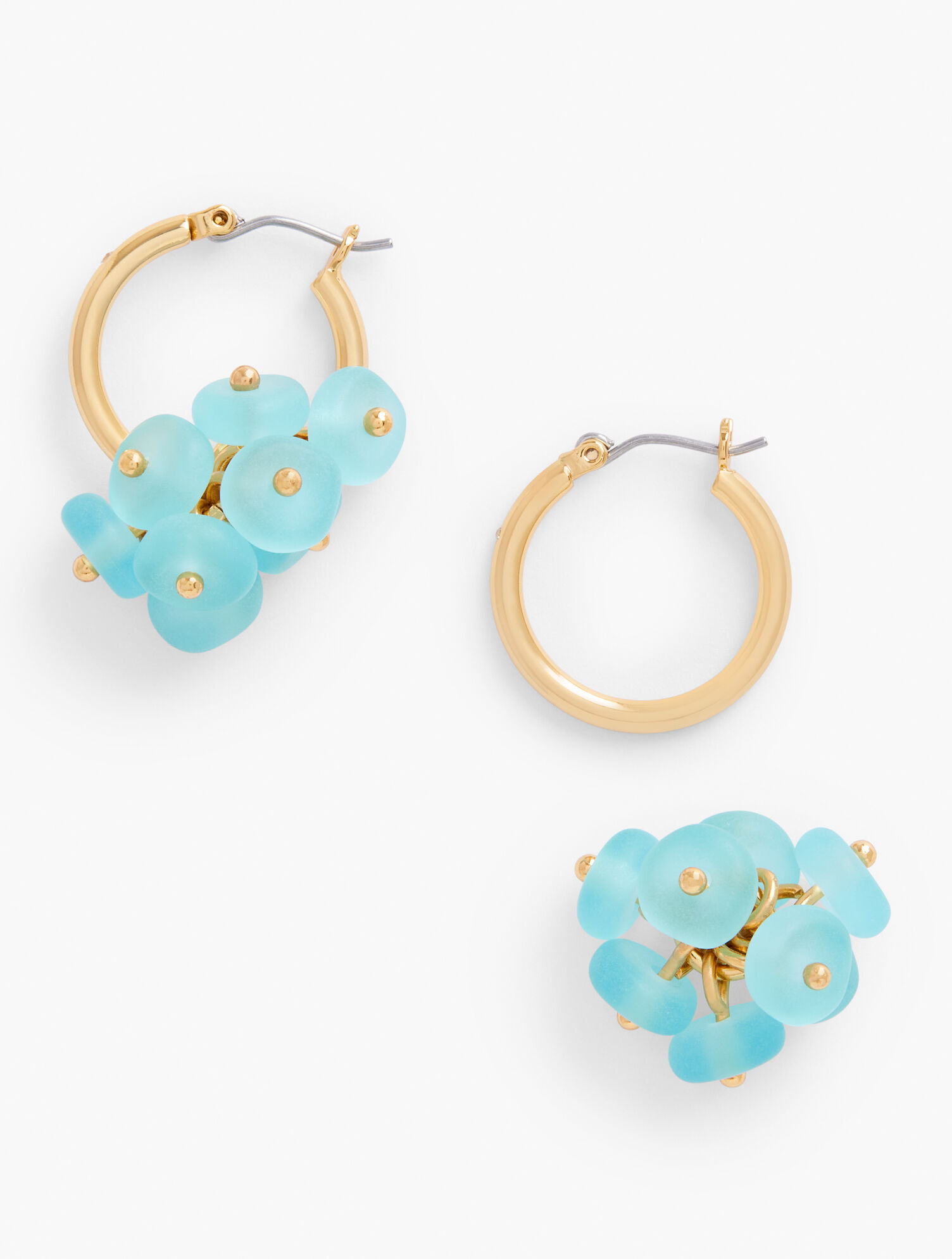 Sea Glass Hoop Earrings | Talbots