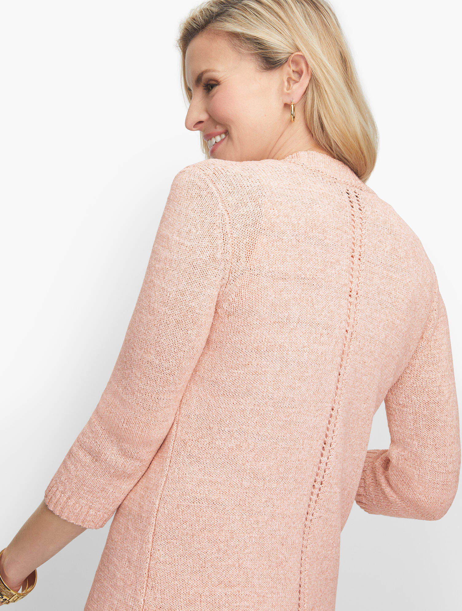 Open Front Sweater - Tweed | Talbots