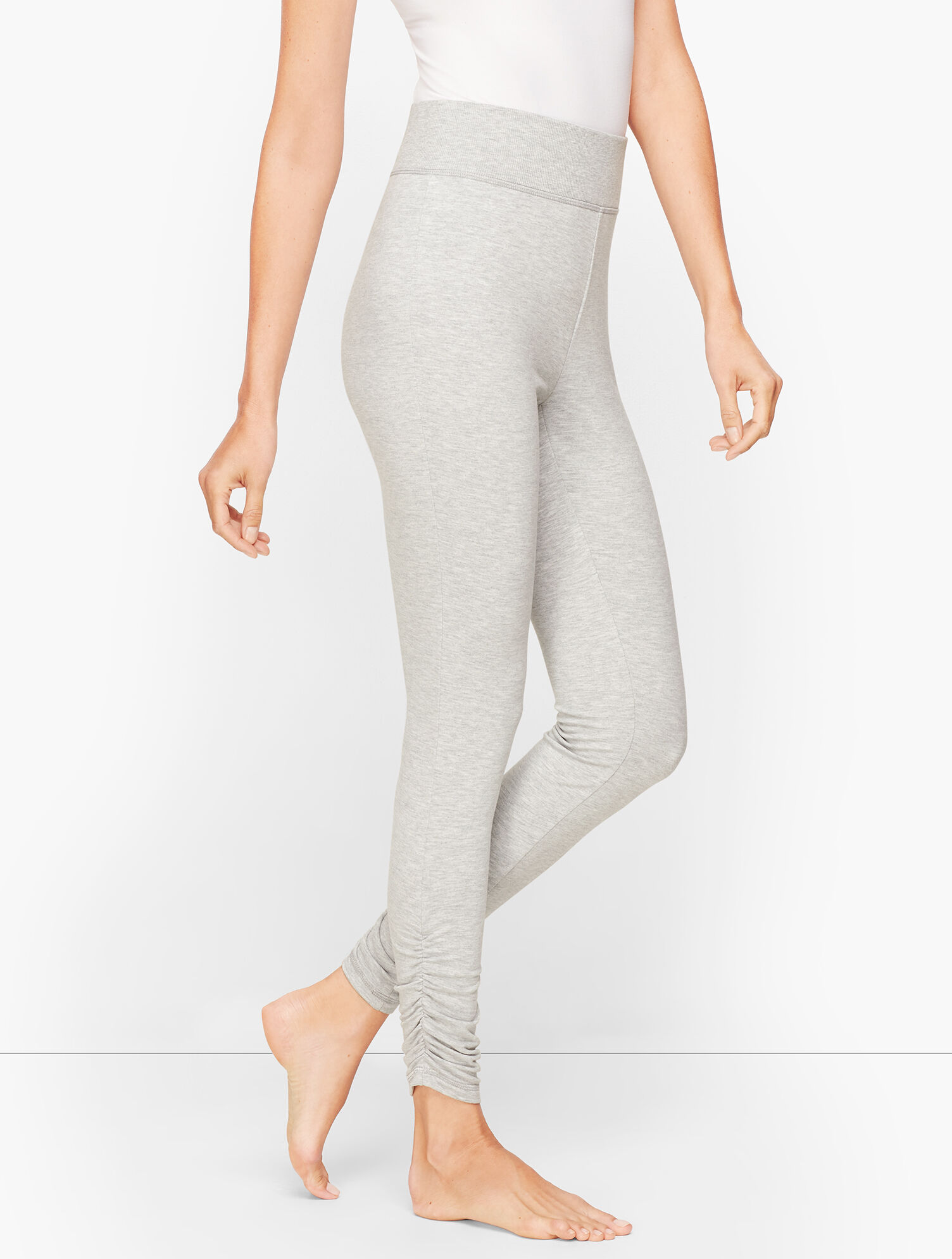 Soft Drape Ruched Leggings | Talbots