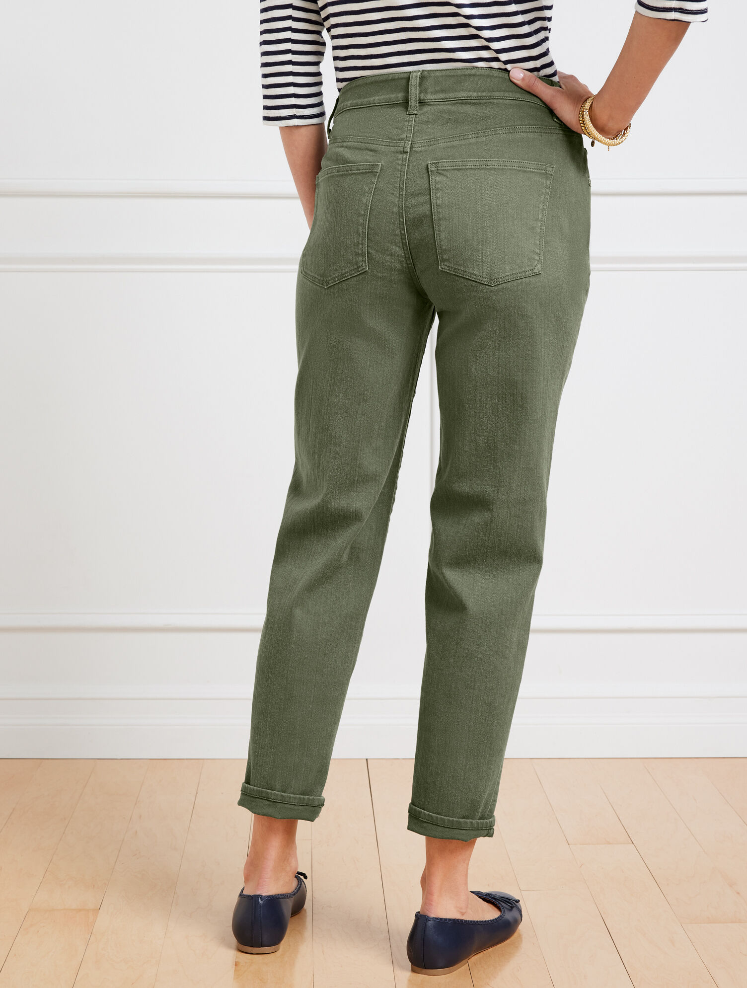 Everyday Relaxed Jeans - Spring Moss | Talbots