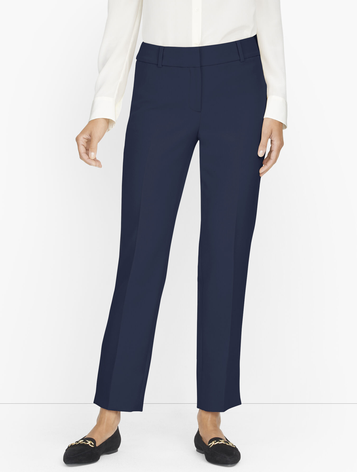 Talbots Hampshire Ankle Pants - Solid- Curvy Fit | Talbots