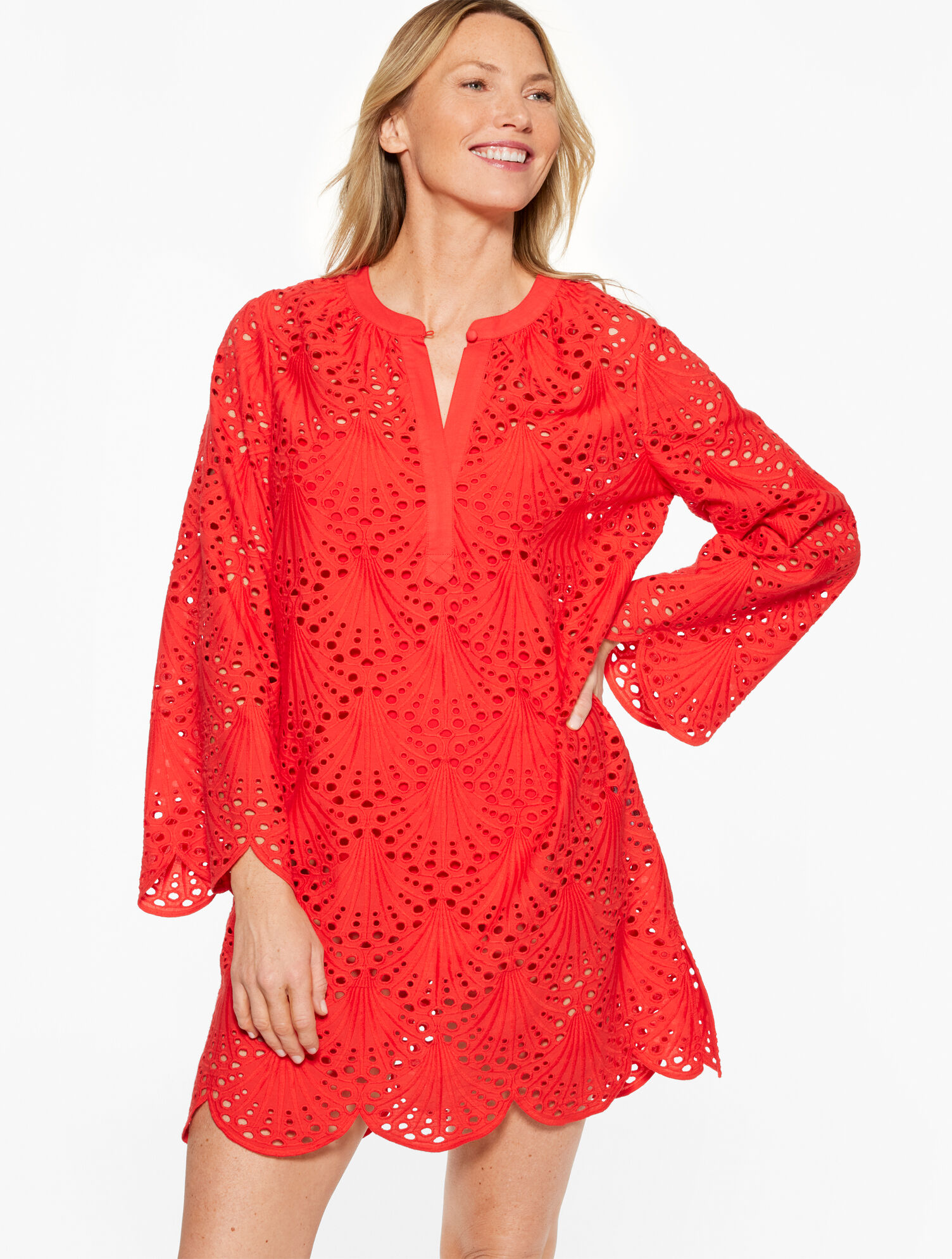 Aqua Club Eyelet Dress Cover-Up | Talbots