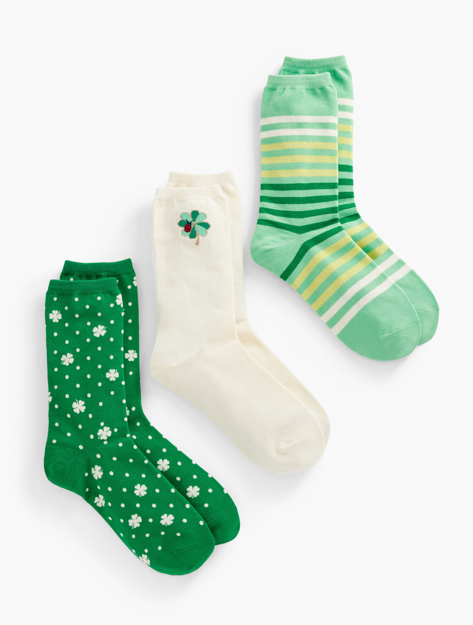 Lucky Clover 3-Pack Trouser Socks | Talbots
