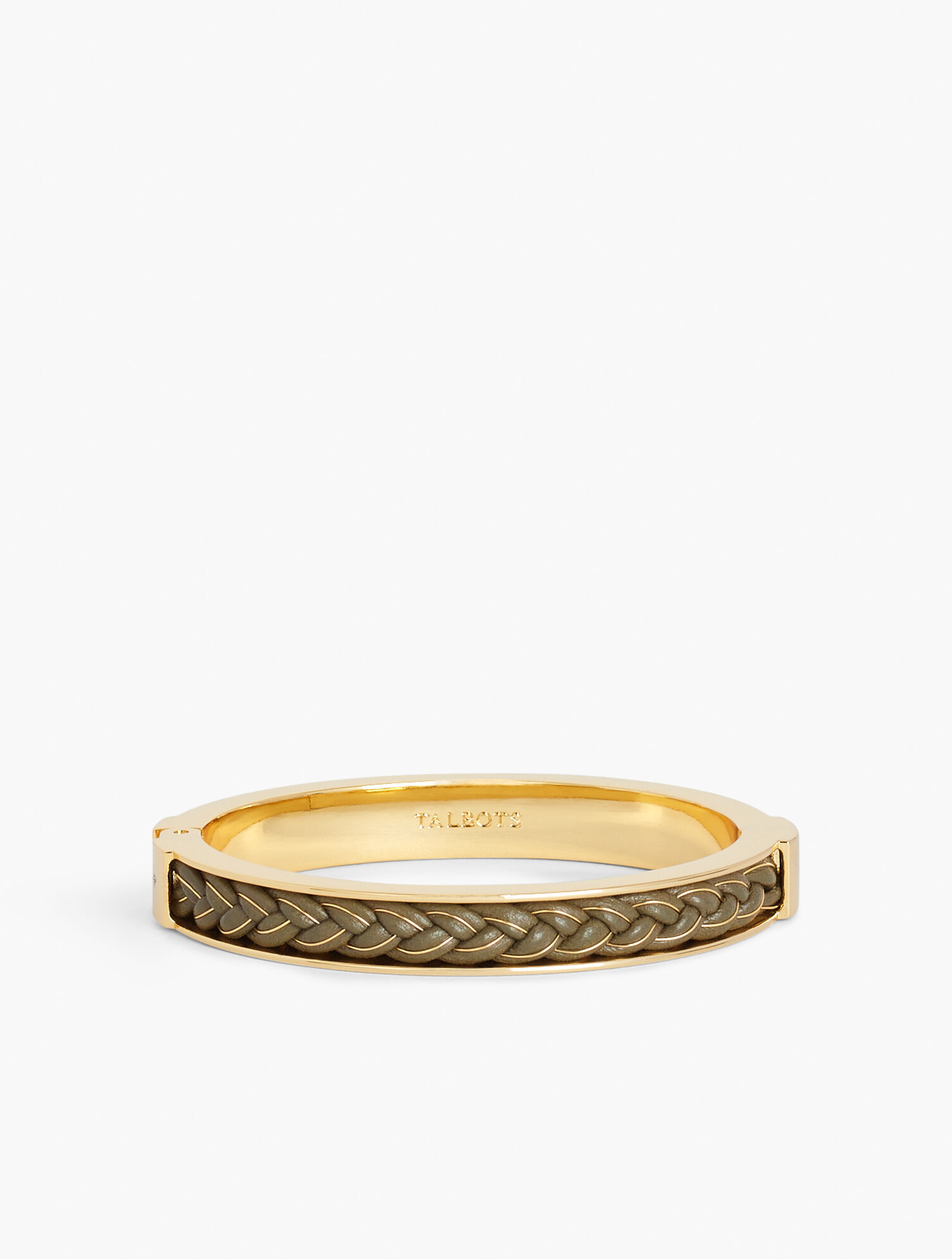 Braided Leather Bangle | Talbots