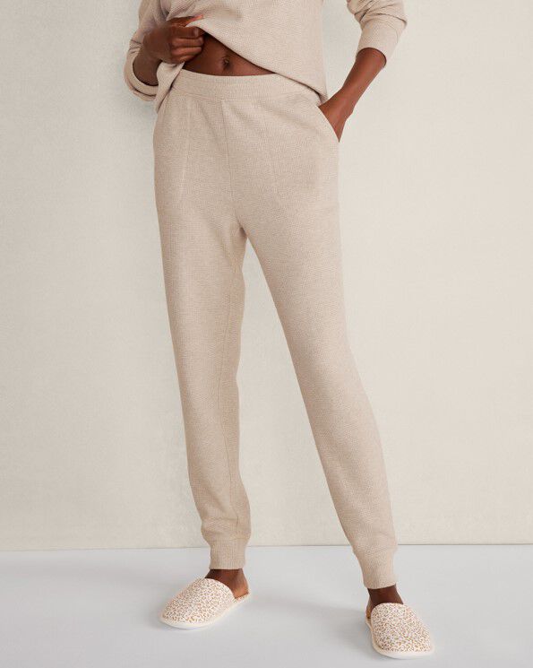 Organic Cotton Waffle Knit Joggers | Haven Well Within