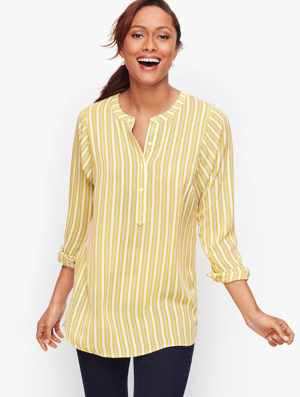 Simple Stripe Soft Shirt | Talbots