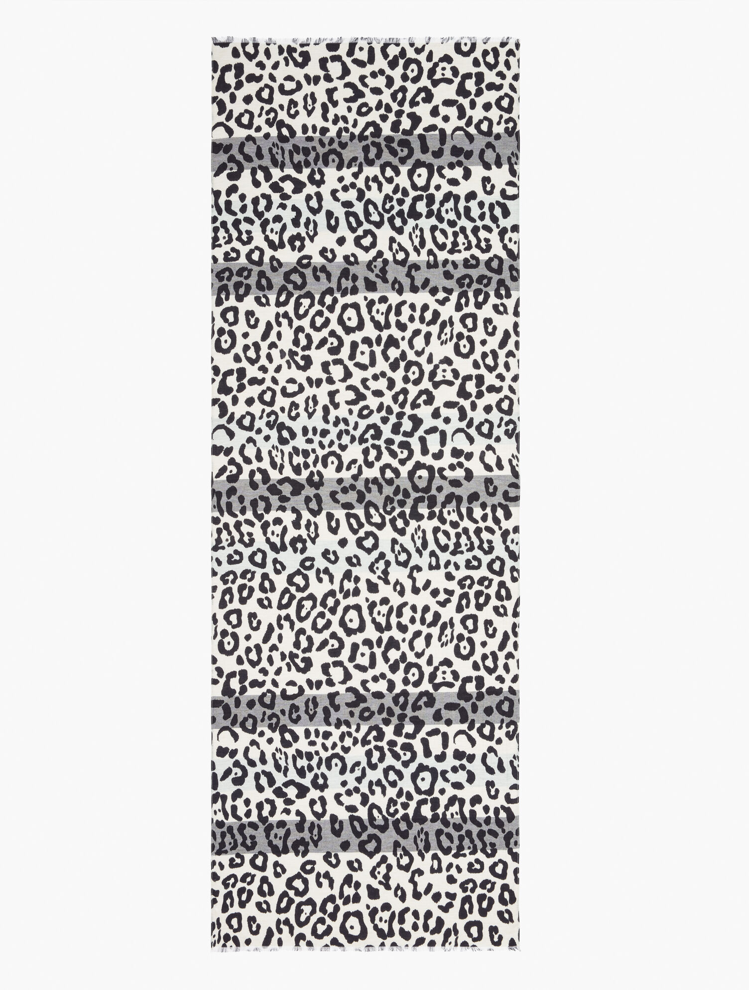 Colorblock Animal Cotton Oblong Scarf | Talbots