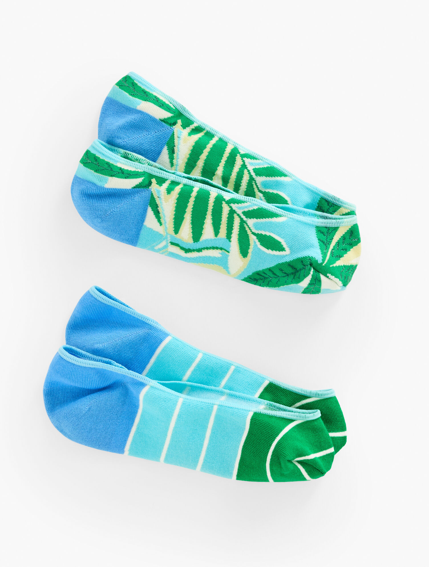 Paradise Foliage 2-Pack No Show Socks | Talbots