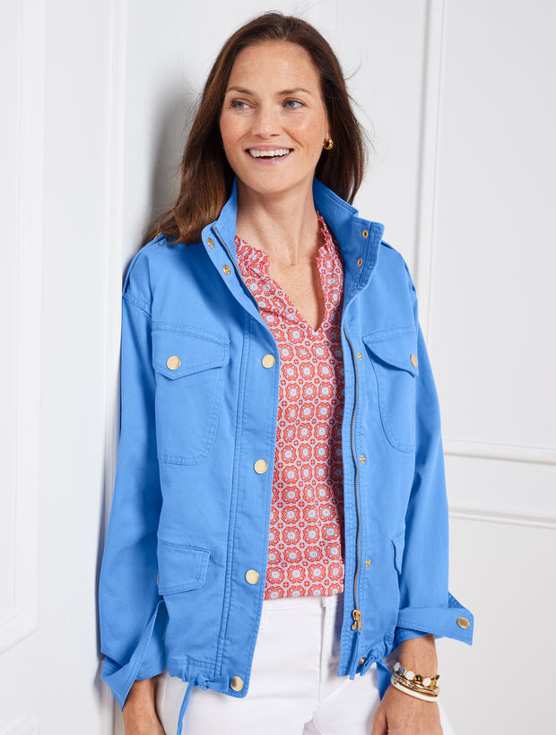 Cropped Field Jacket | Talbots