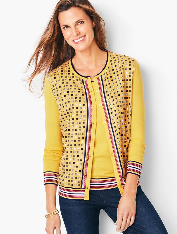Charming Cardigan - Geo-Print | Talbots
