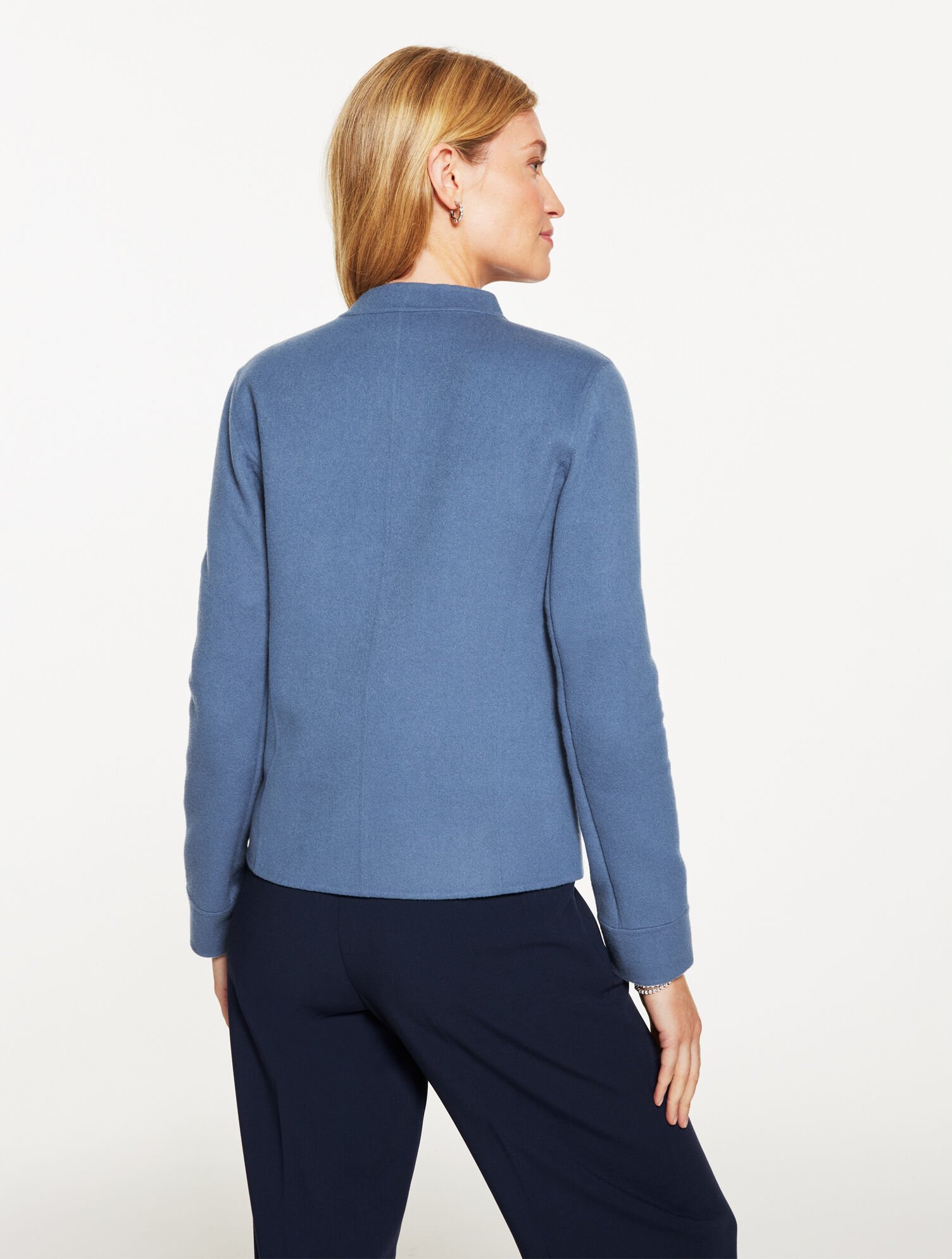 Double Face Wool Blend Jacket | Talbots