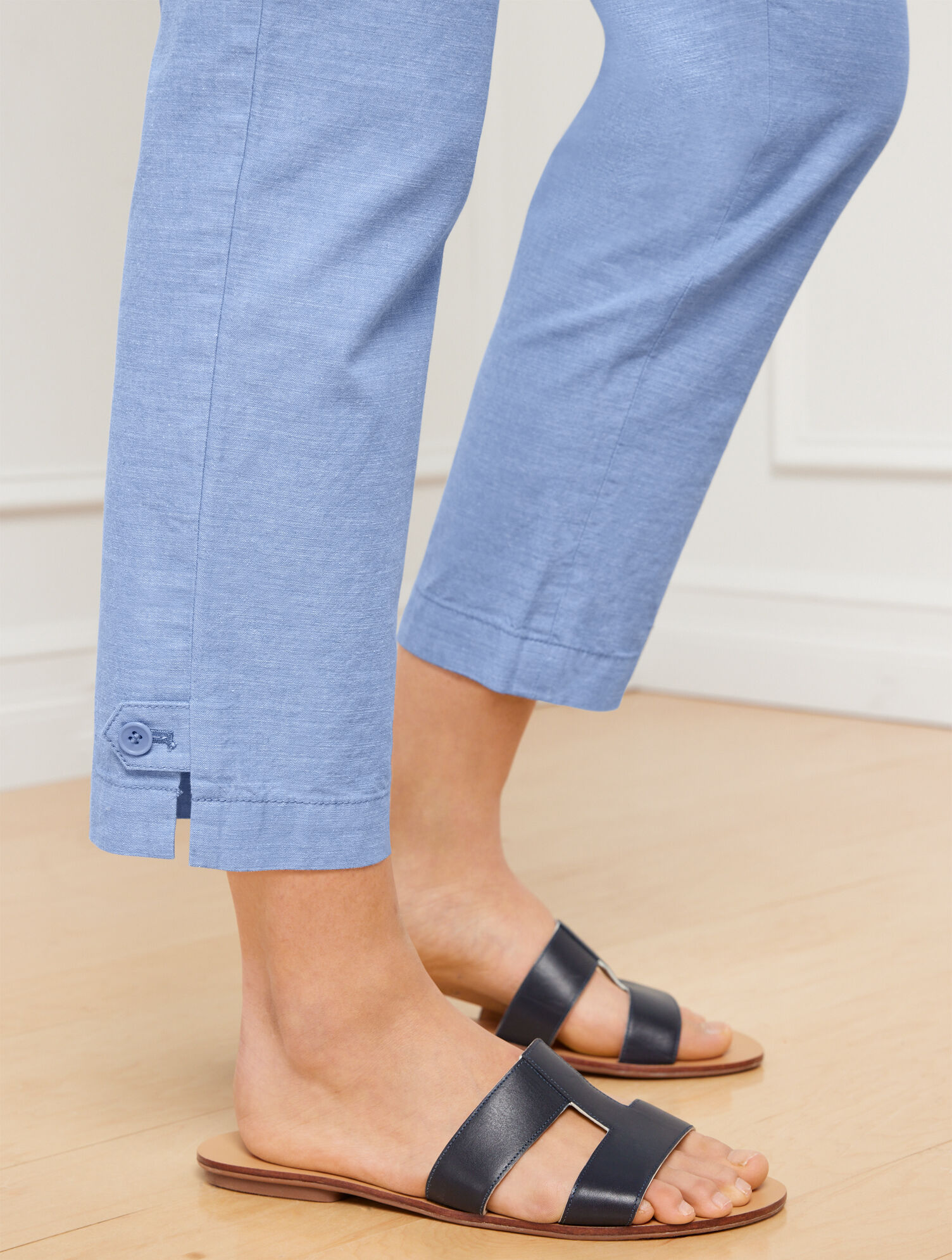 Perfect Crops - Newport Chambray | Talbots