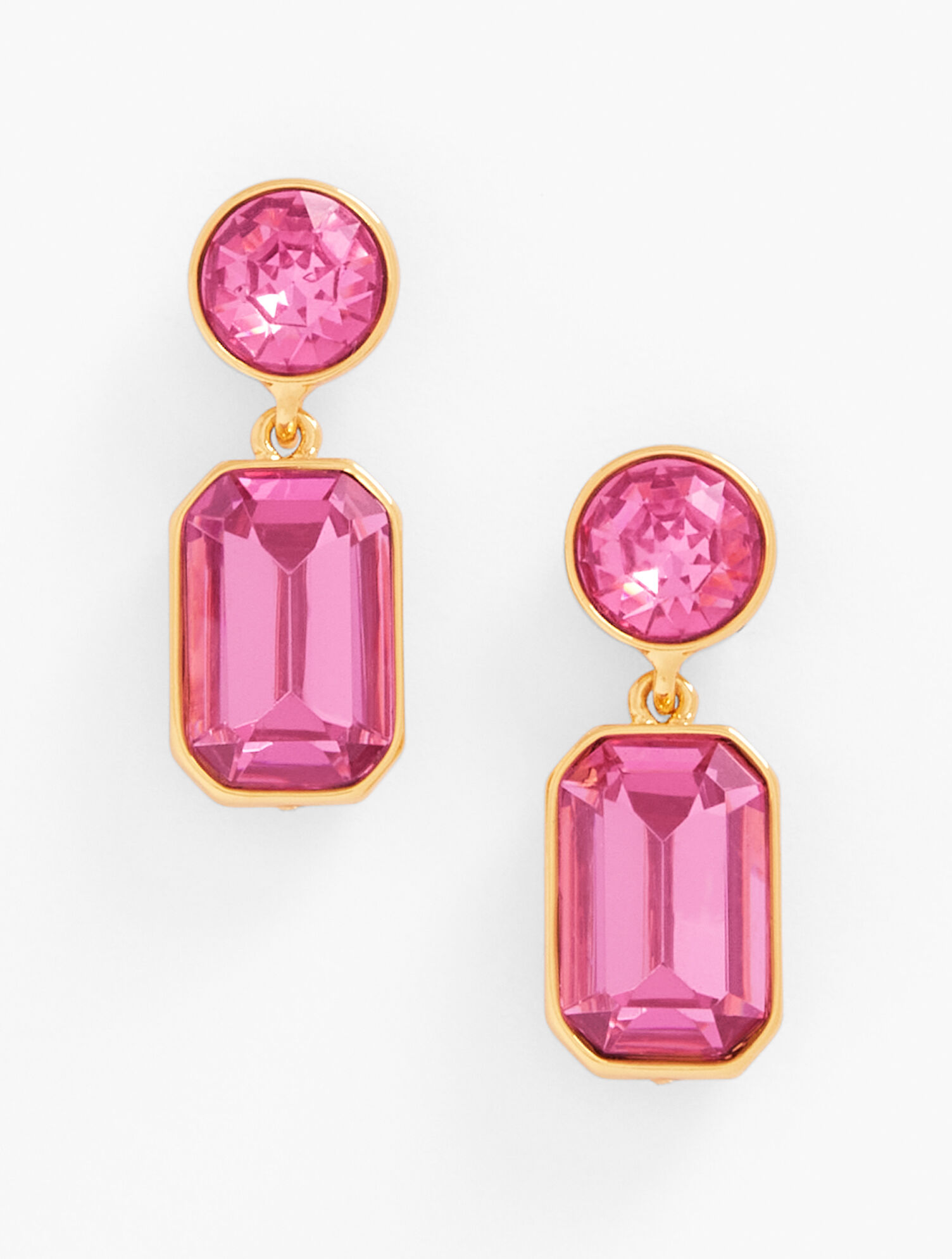 Crystal Stones Drop Earrings | Talbots