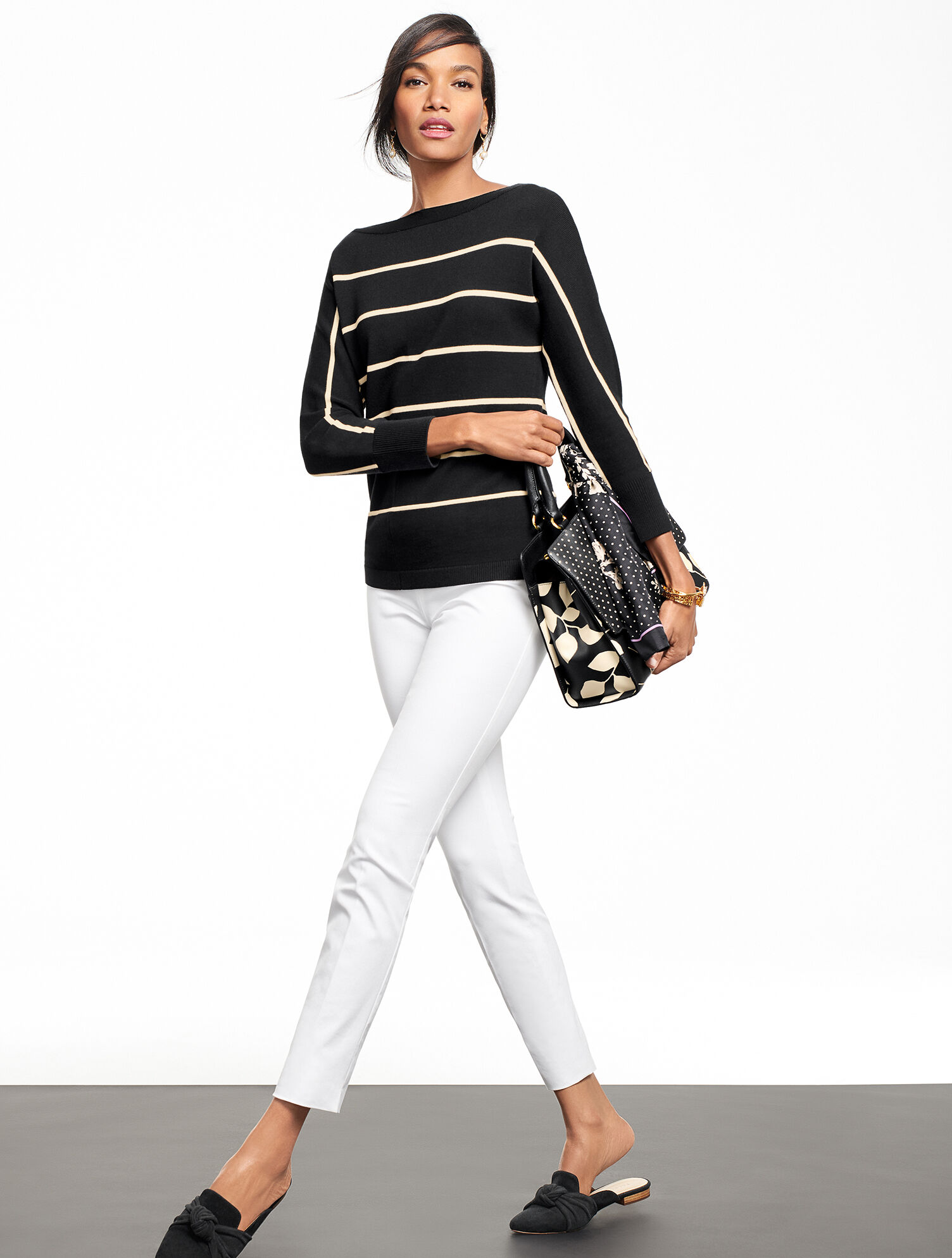 Dolman Sleeve Sweater - Stripe | Talbots