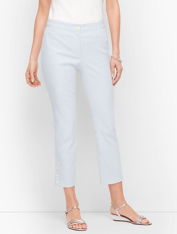 Perfect Crop Pants - Stripe | Talbots