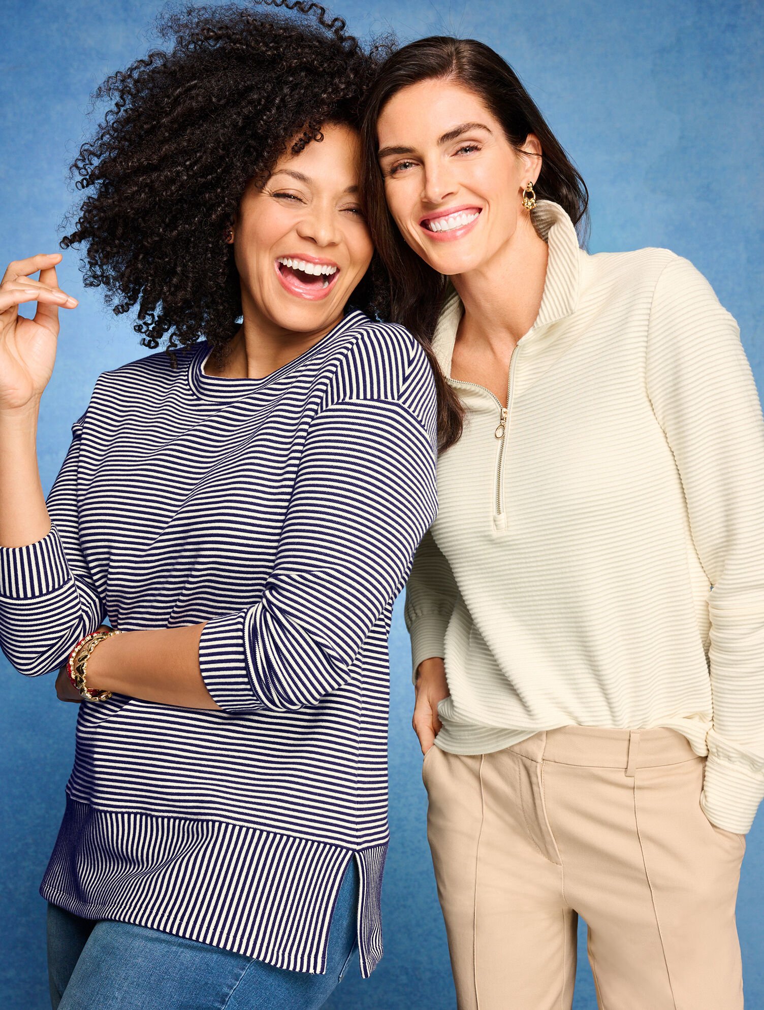 Ottoman Knit Half-Zip Pullover | Talbots