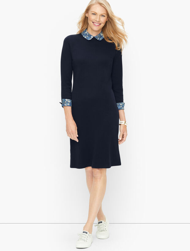 Collared Shift Dress | Talbots