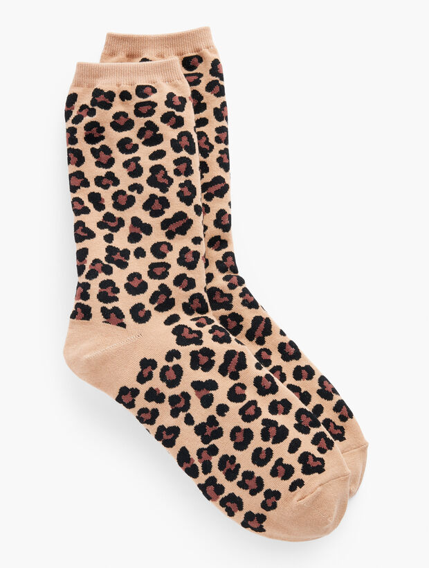 Fabulous Leopard Trouser Socks | Talbots