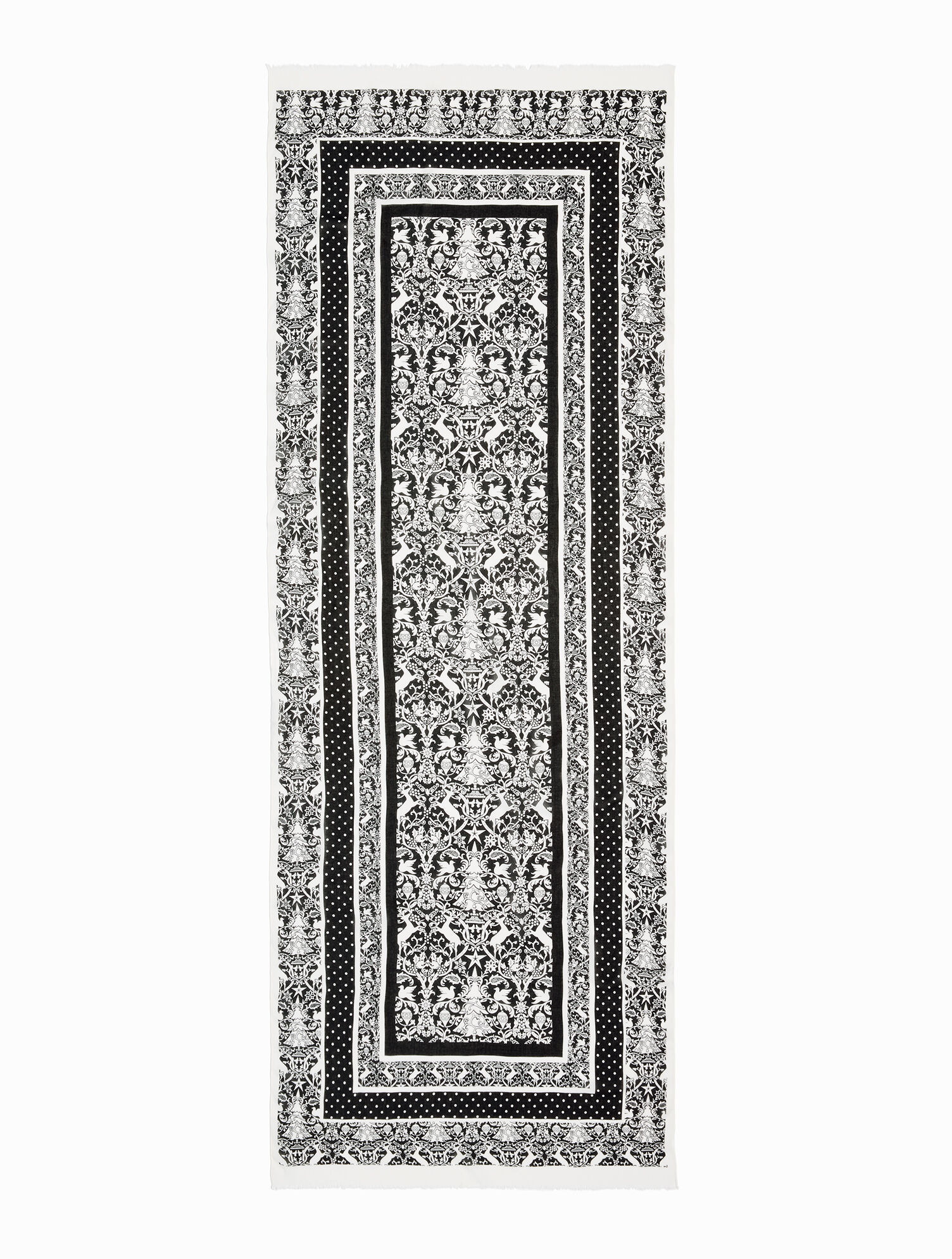 Reindeer & Trees Scarf | Talbots