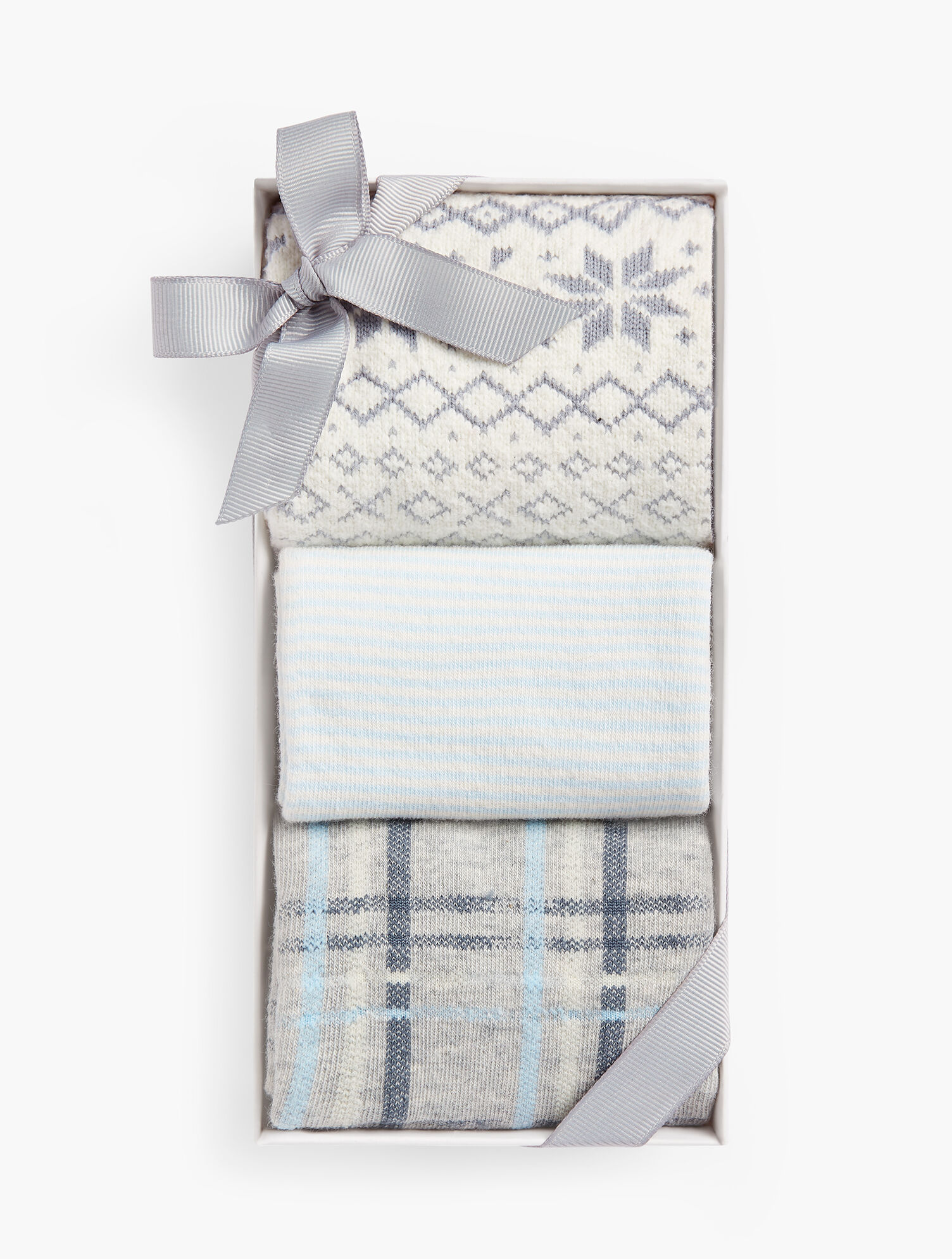 Lounge Snowflake 3-Pack Socks | Talbots