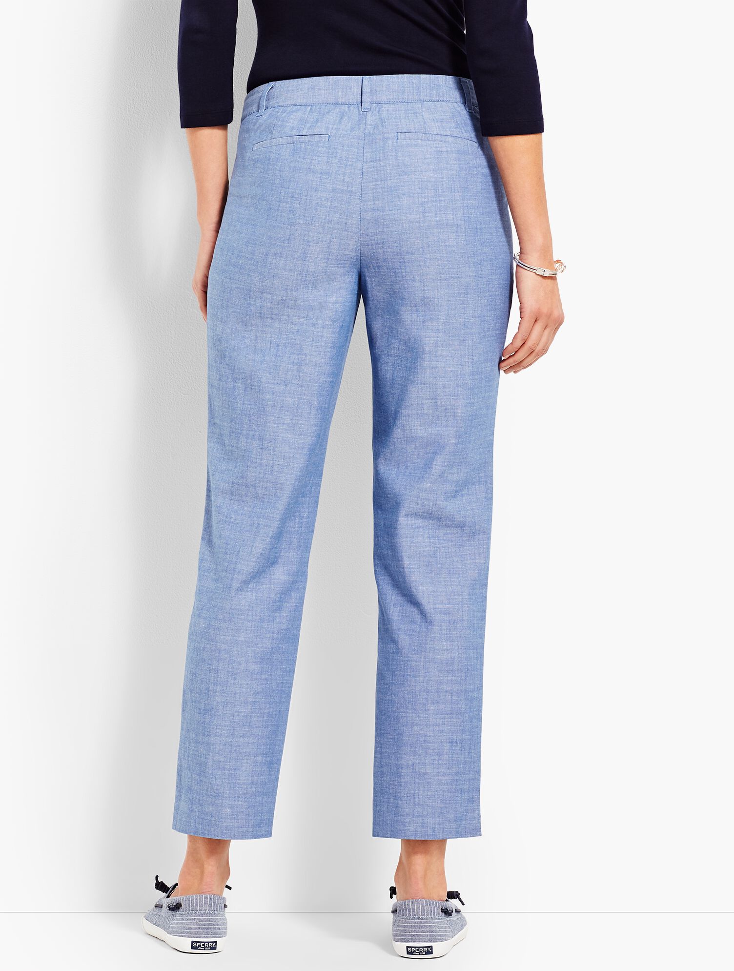 The Perfect Crop-Chambray | Talbots