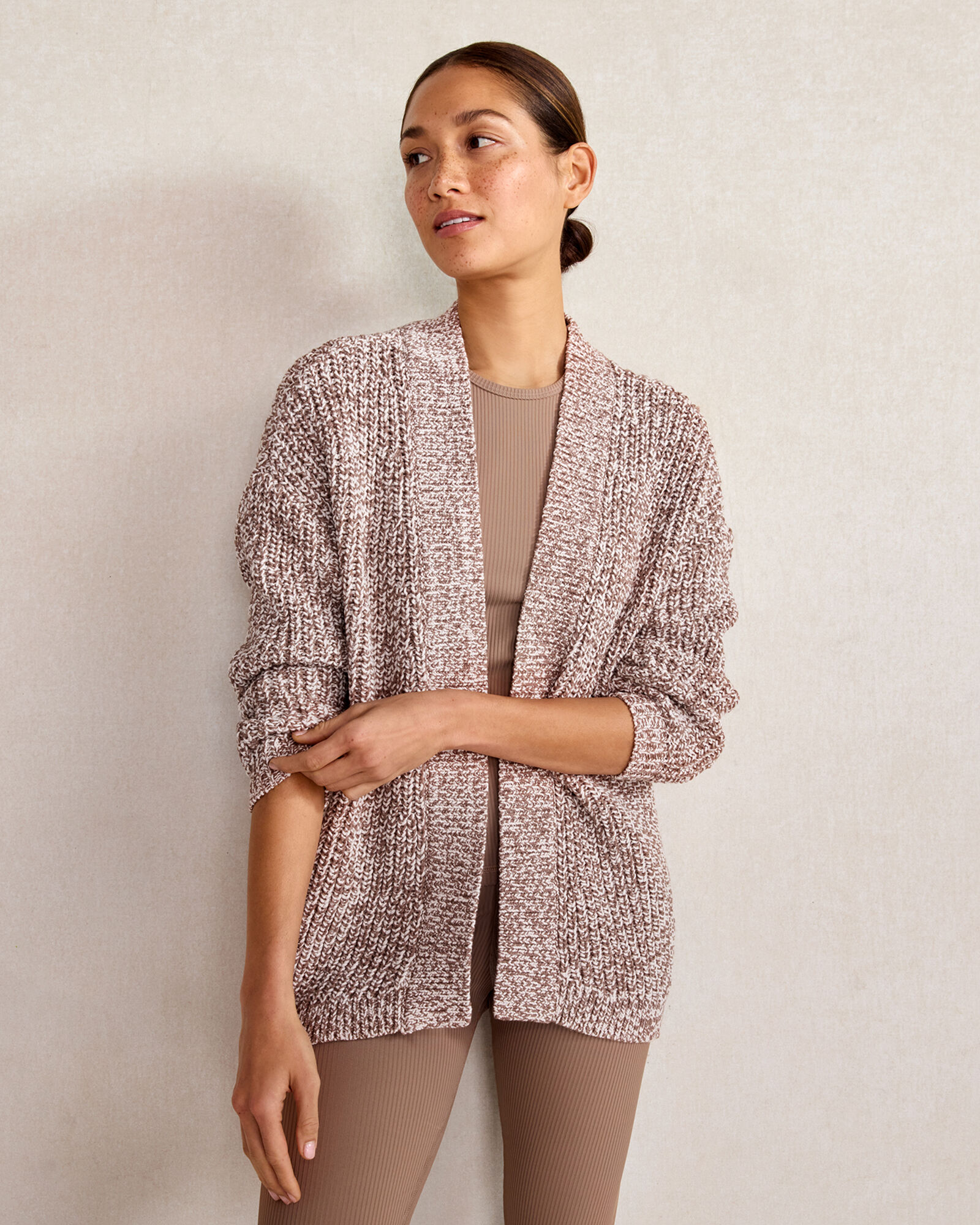 Marled Knit Cocoon Cardigan | Haven Well Within