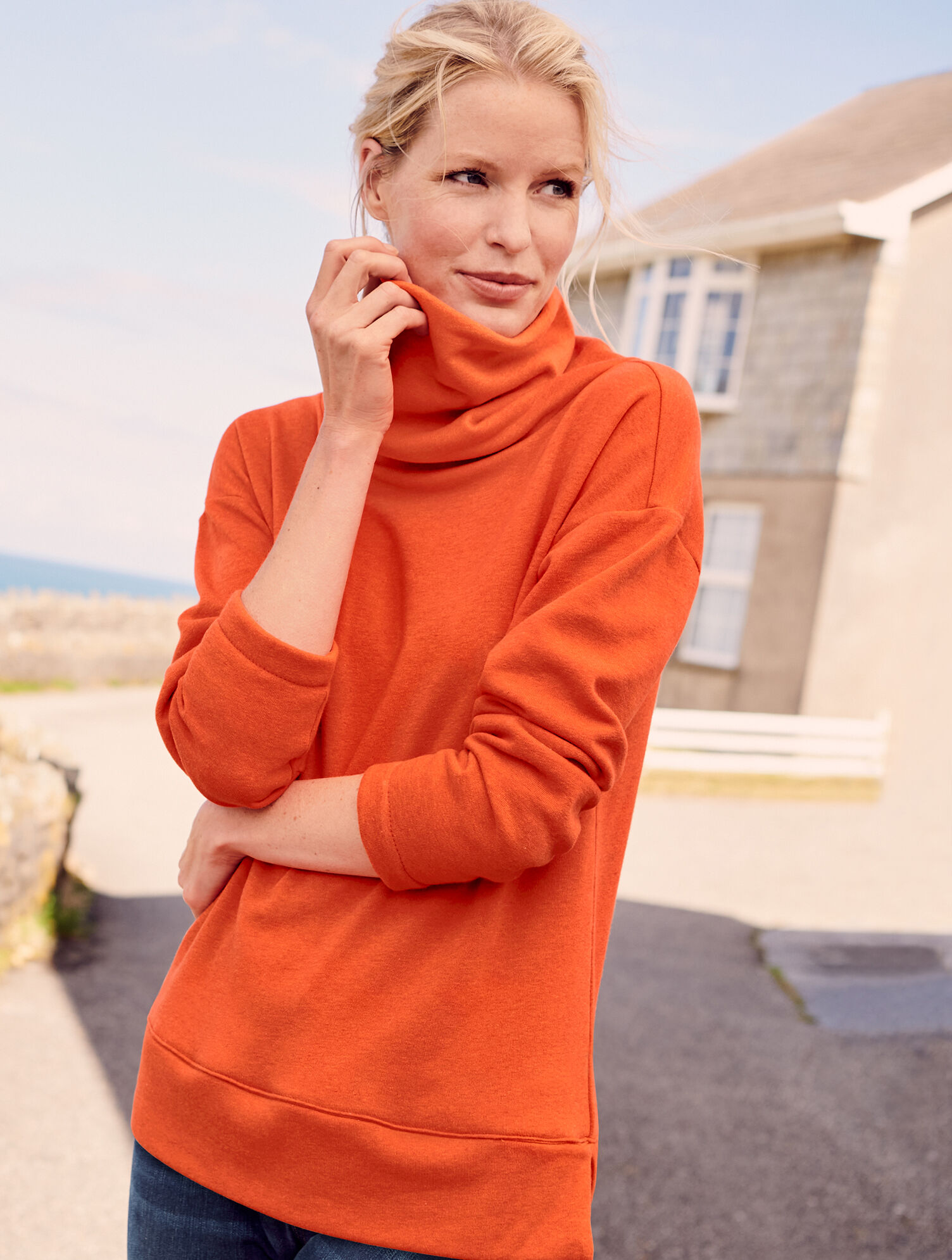 Roll Neck Pullover | Talbots