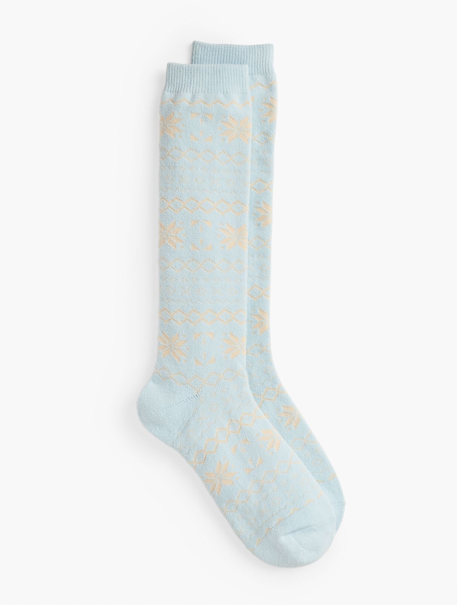 Snowflake Fair Isle Boot Sock | Talbots