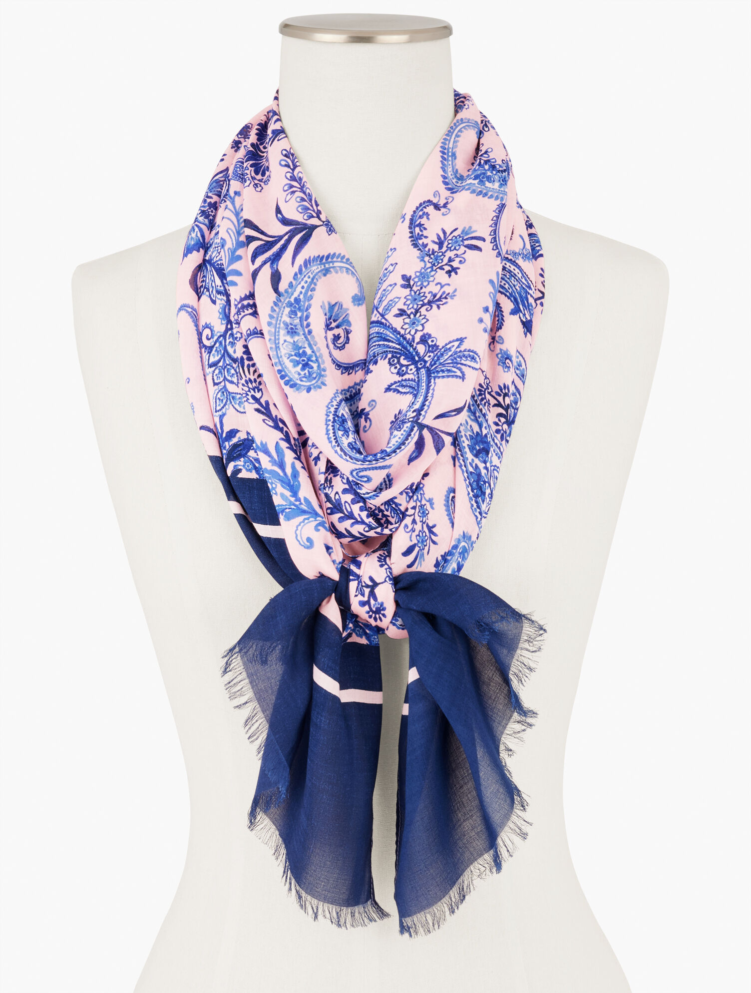 Picnic Paisley Floral Oblong Scarf | Talbots