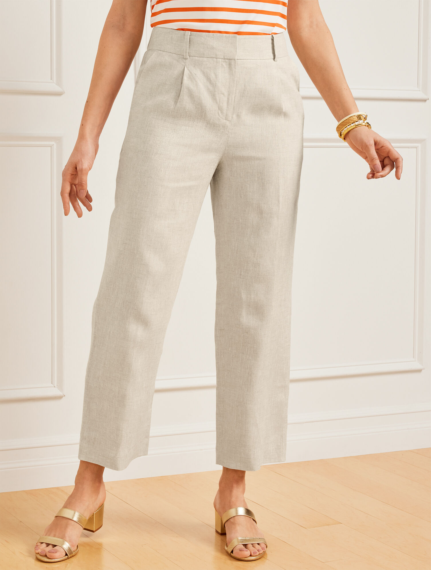 Talbots Bristol Pants - Colors - Linen | Talbots