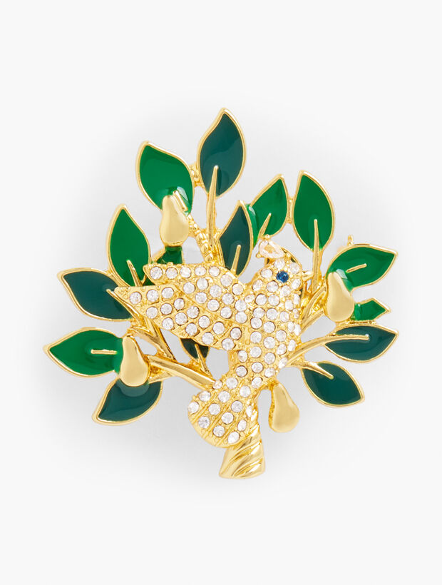 Partridge Tree Brooch | Talbots