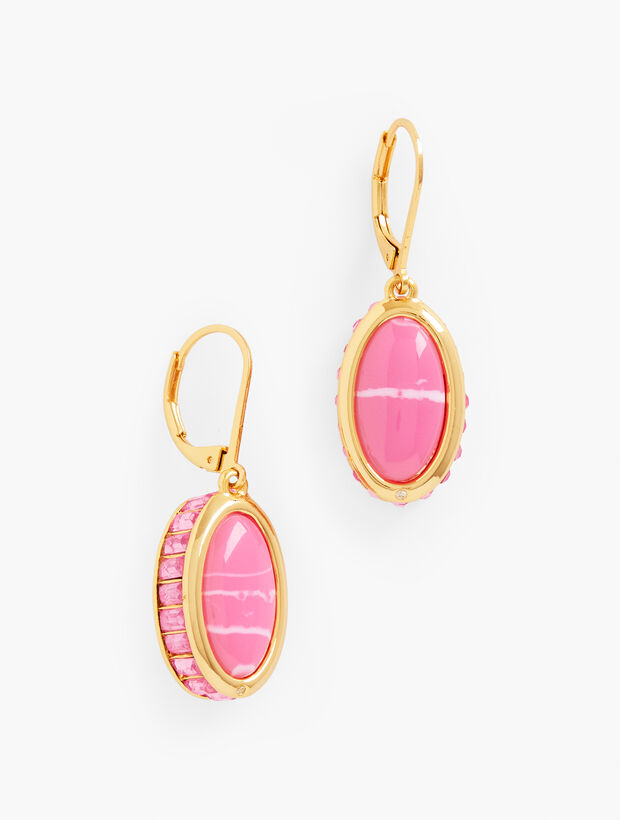 Semi Baguette Drop Earrings | Talbots