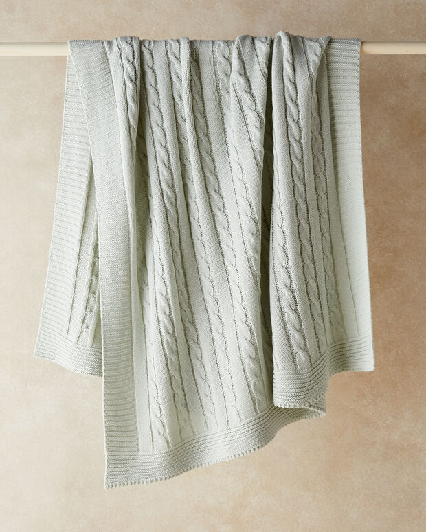 Cable Knit Throw | Haven Well Within