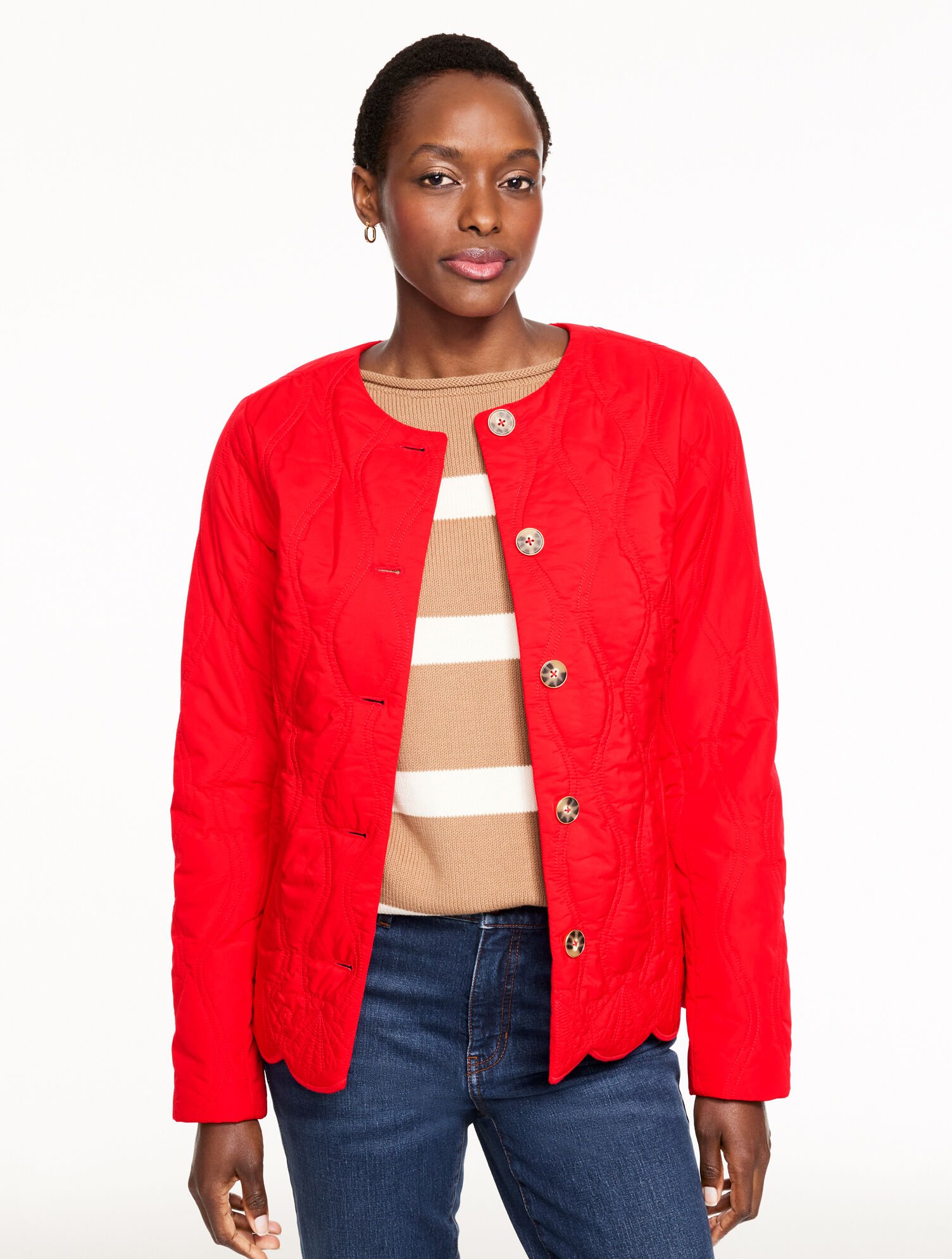 scalloped jacket