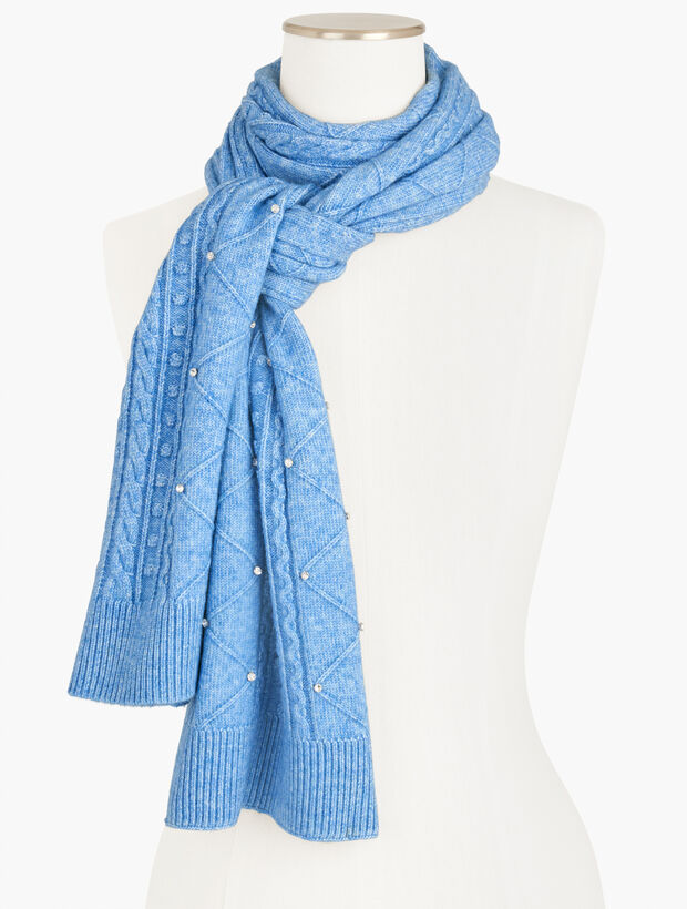 Rhinestone Embellished Scarf | Talbots
