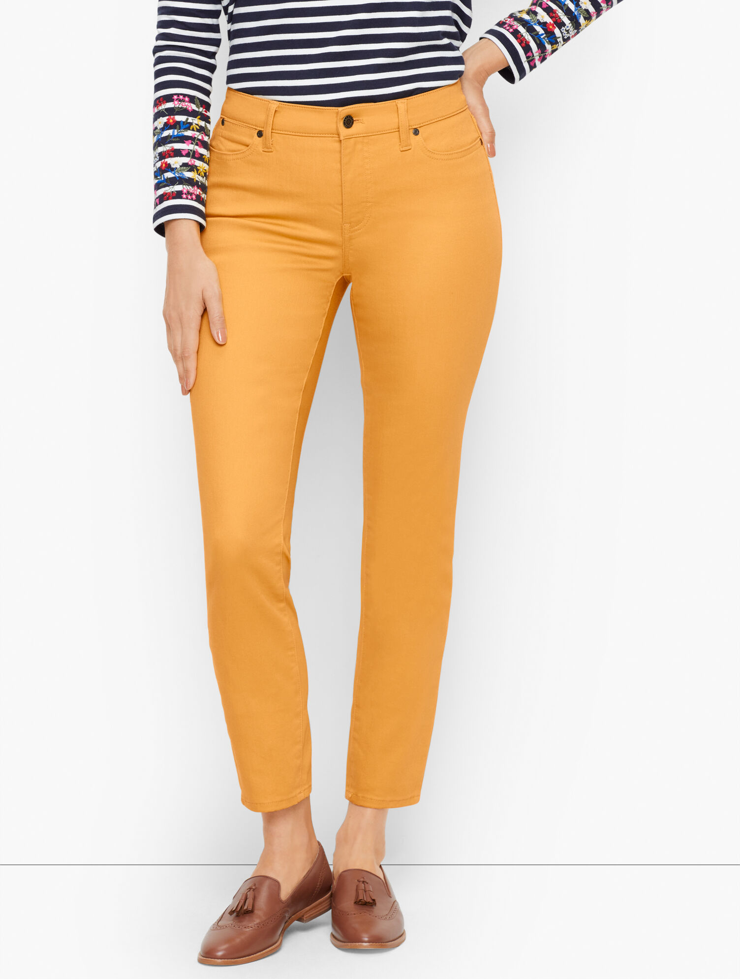 Slim Ankle Jeans - Colors | Talbots