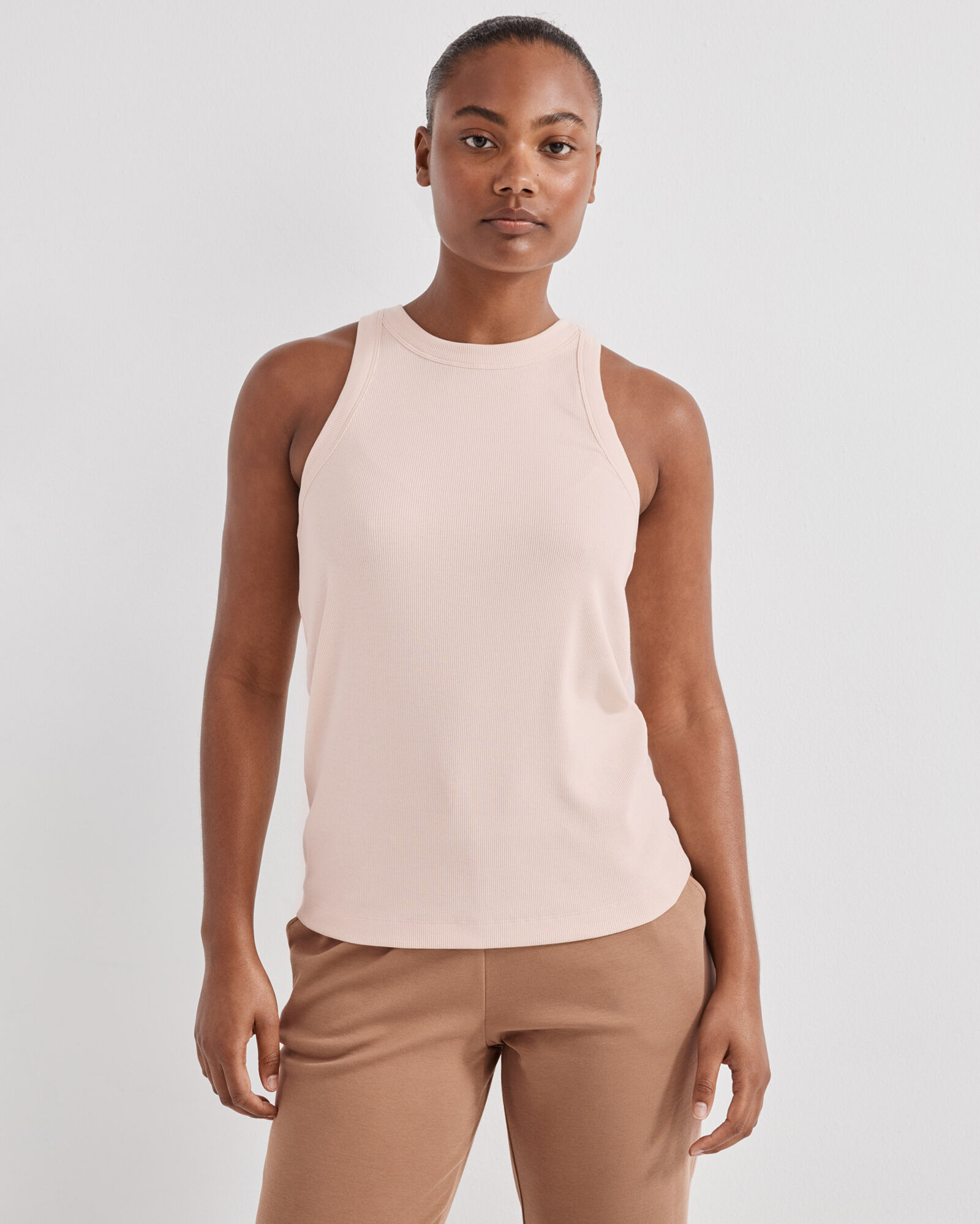 Essential Organic Cotton Racerback Tank | Talbots