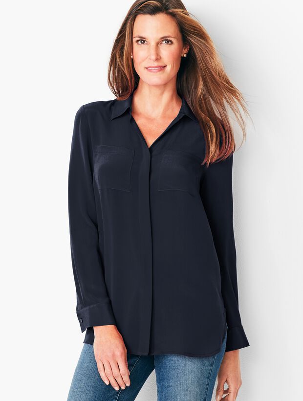 Washable Silk Top | Talbots