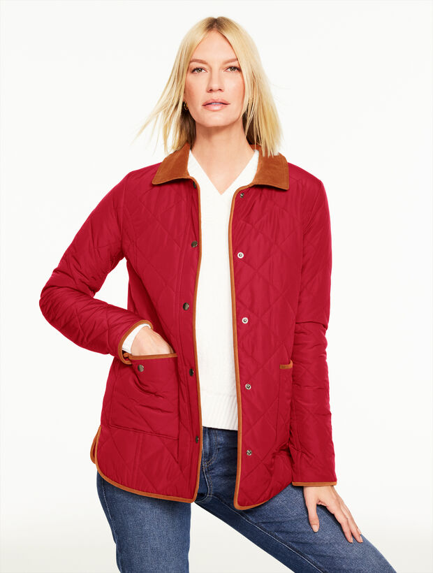 Quilted Barn Jacket | Talbots