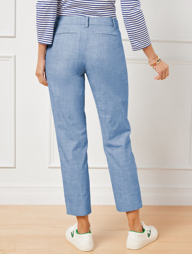 Perfect Crops - Newport Chambray | Talbots