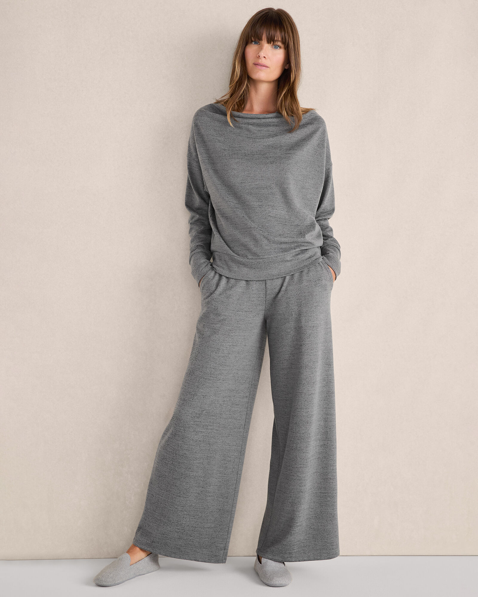 Sweater Knit Drape-Front Pullover | Haven Well Within