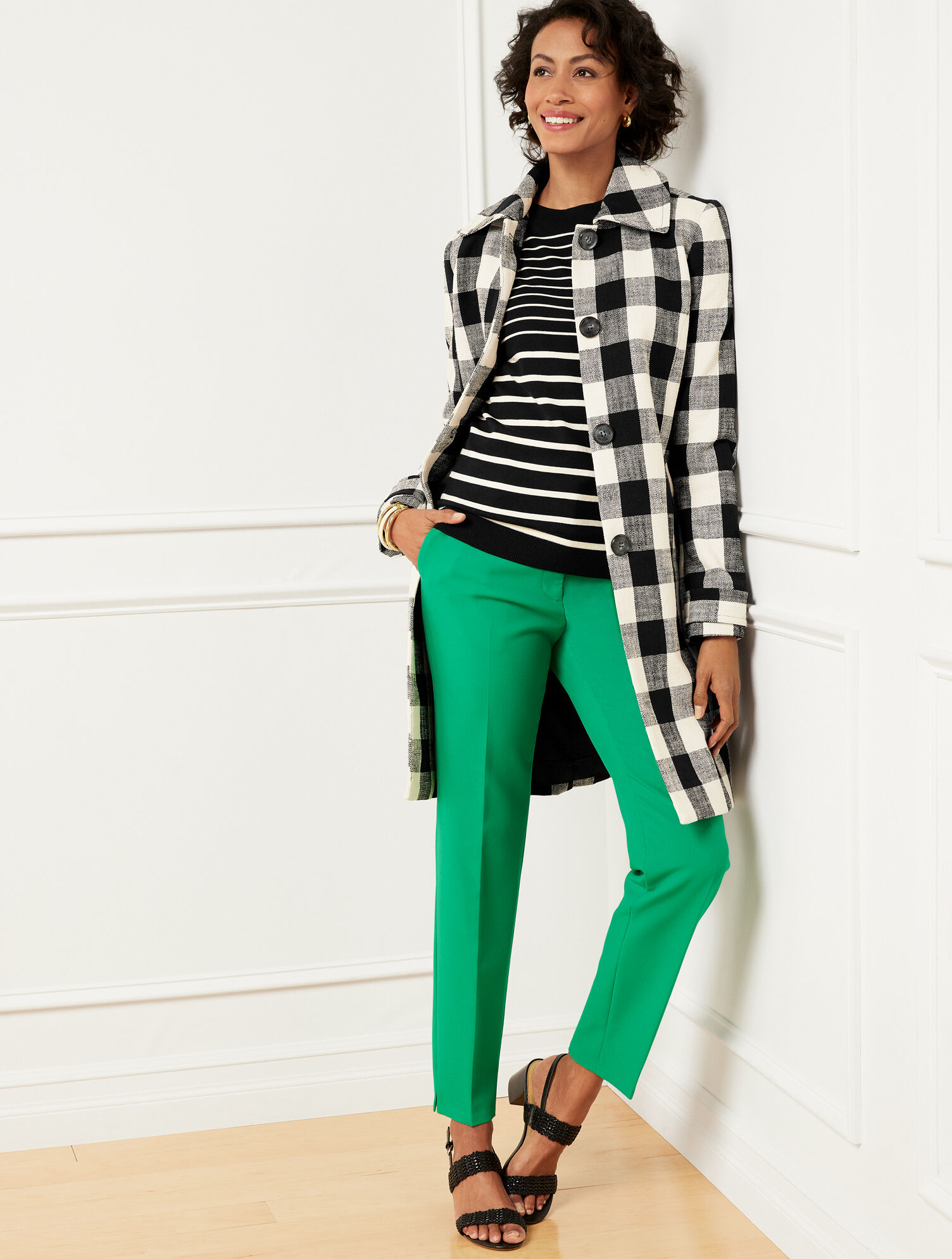 Gingham Topper | Talbots