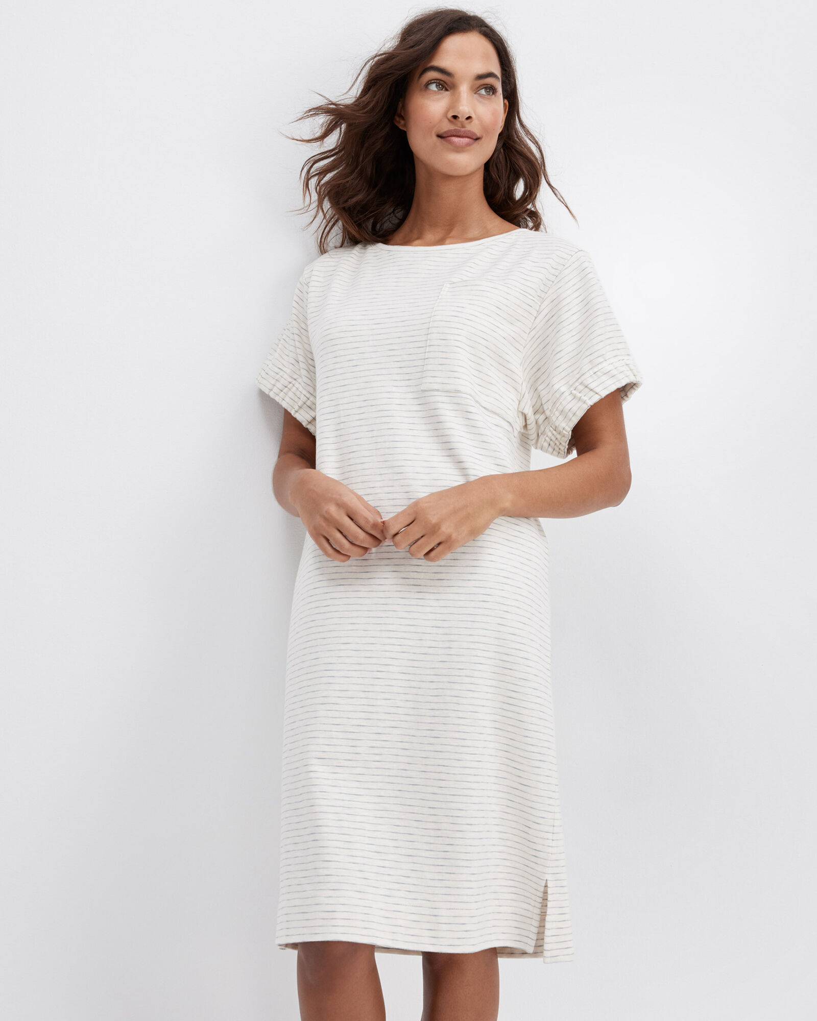 Gathered Cuff Lounge Dress | Haven Well Within