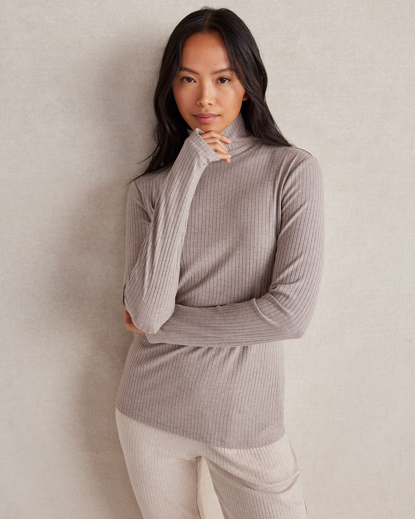 Wide Rib Modal Turtleneck | Haven Well Within