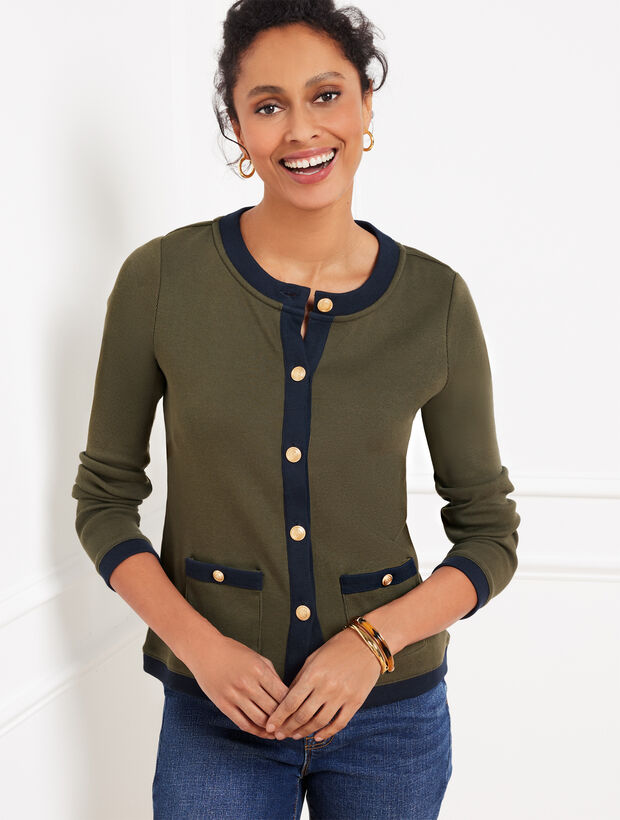 Patch Pocket Cardigan | Talbots